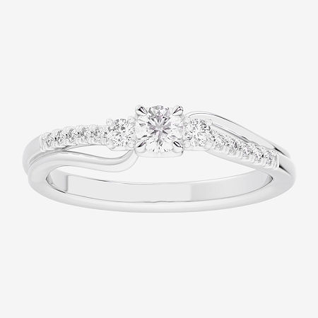 Click here for (G-H / Si1-Si2) Womens 1/3 CT. T.W. Lab Grown Whit... prices