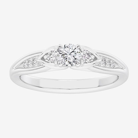 Click here for (G-H / Si1-Si2) Womens 1/3 CT. T.W. Lab Grown Whit... prices