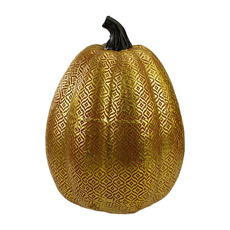 Click here for Northlight 9.75in Gold And Orange Greek Key Textur... prices