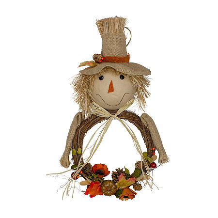 Click here for Northlight 20in Tan And Orange Fall Harvest Scarec... prices
