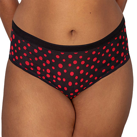 Click here for Curvy Couture Sheer Mesh High Cut Brief-1313  Xx-l... prices