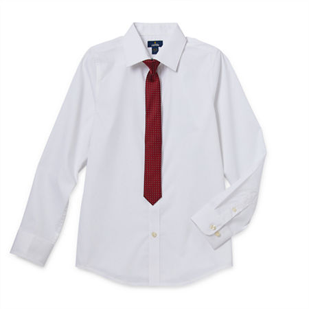 Click here for Stafford Little & Big Kid Boys Point Collar Long S... prices