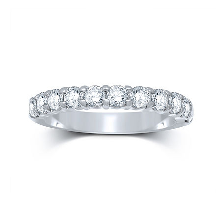 Click here for 1 CT.T.W. Natural Diamond 14K White Gold Band  9... prices