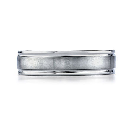 Click here for Mens Titanium Satin Center 6mm Wedding Band  10 1/... prices
