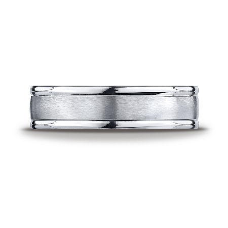 Click here for Mens Cobalt Satin Center Rounded Edge 6mm Wedding... prices