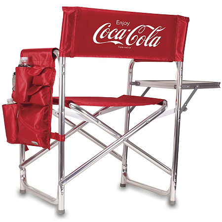 Oniva by Picnic Time Coca-Cola Portable Folding Sports Chair - Red