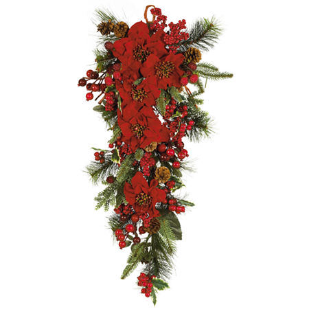Click here for Nearly Natural 22in Indoor Christmas Swag  One Siz... prices