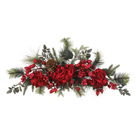 Click here for Nearly Natural 30 Indoor Christmas Swag  One Size... prices