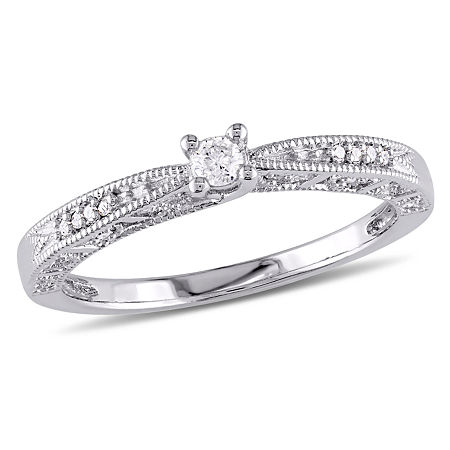 Click here for Promise My Love Womens 1/10 CT. T.W. Natural White... prices