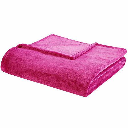 Intelligent Design Microlight Oversized Plush Blanket  Twin/Twin Xl - Pink