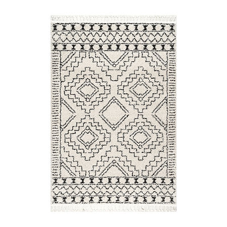 Click here for nuLoom Vasiliki Moroccan Tribal Tassel Area Rug  O... prices