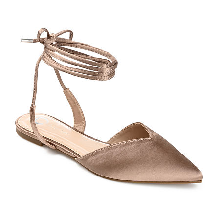 Click here for Journee Collection Theia Womens Pointed Ballet Fla... prices