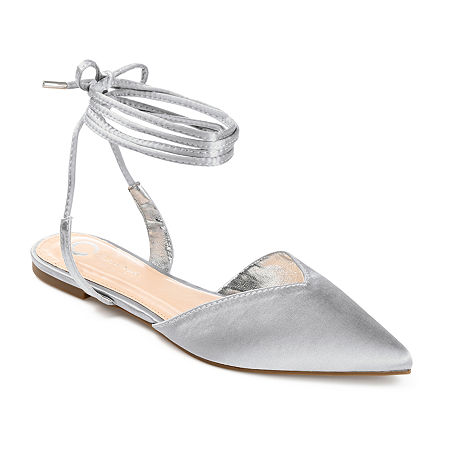 Click here for Journee Collection Theia Womens Pointed Ballet Fla... prices