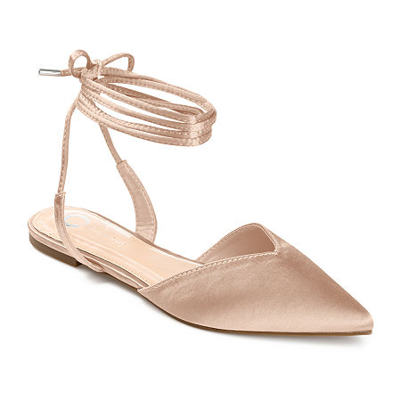 Click here for Journee Collection Theia Womens Pointed Ballet Fla... prices