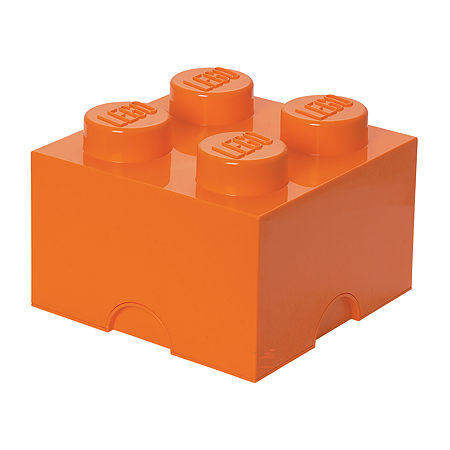 Click here for LEGO Storage Brick 4 Bright Orange  One Size  Mult... prices