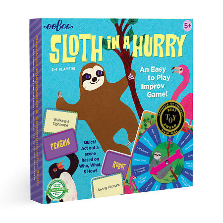 Click here for Eeboo Sloth In A Hurry Action Board Game 141-pc. B... prices
