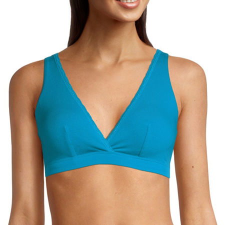 Click here for Arizona Body Organic Cotton V Neck Bralette  Small... prices