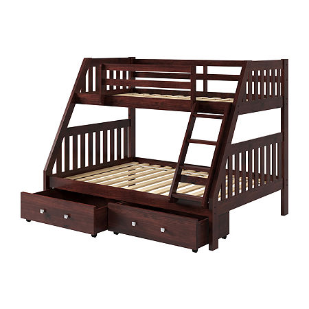 Click here for Austin Mission Twin over Full Bunk Bed with Dual U... prices