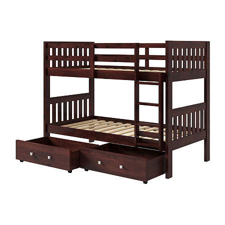 Click here for Austin Mission Twin over Twin Bunk Bed with Dual U... prices