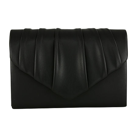 Click here for American Glamour Badgley Mischka Soft Pleat V-Flap... prices