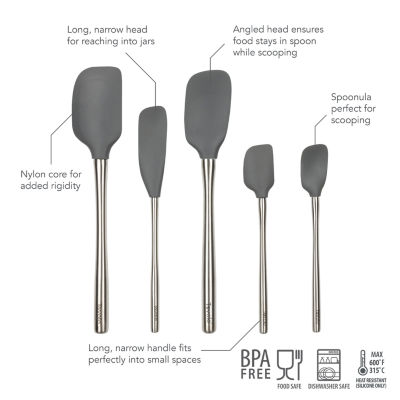 Tovolo Flex-Core Stainless Steel 5-pc. Spatula | Hamilton Place