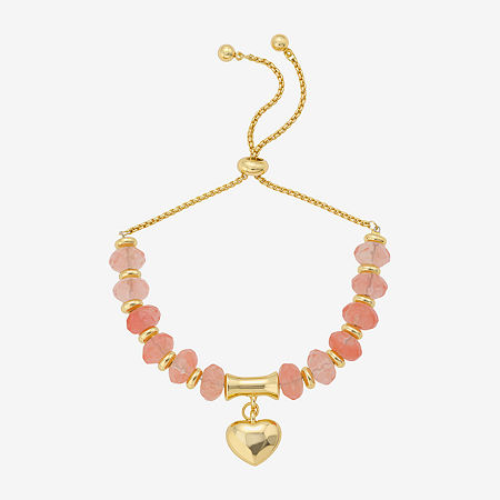 Click here for Footnotes Charm Beaded Womens Red Quartz 10K Gold... prices