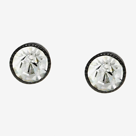 Click here for 1928 Crystal 1/4 Inch Round Stud Earrings  One Siz... prices