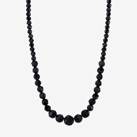 Click here for 1928 Womens Black 15 Inch Strand Necklace  One Siz... prices