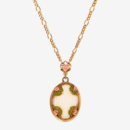 Click here for 1928 Womens Alloy Flower 30 Inch Pendant Necklace... prices