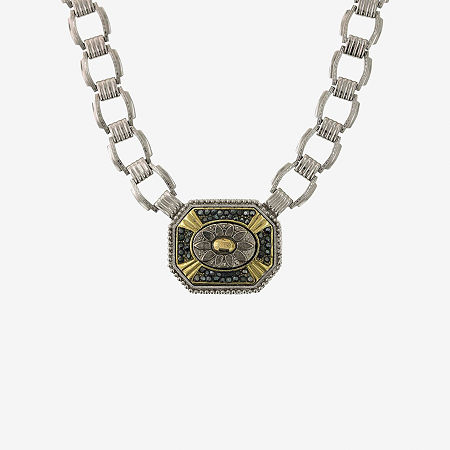 Click here for 1928 Silver Tone Womens Gray 16 Inch Collar Neckla... prices