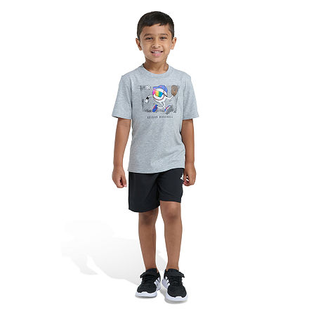 Click here for adidas Boys 2T-7 Graphic T-Shirt and Shorts  2-Pie... prices
