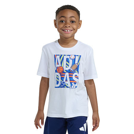 Click here for adidas Toddler Boys Crew Neck Short Sleeve Regular... prices