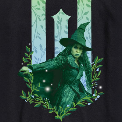 Mens Crew Neck Short Sleeve Wicked Graphic T-Shirt, Color: Black - JCPenney