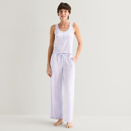 Click here for Arizona Womens Henley Neck Sleeveless Juniors Paja... prices