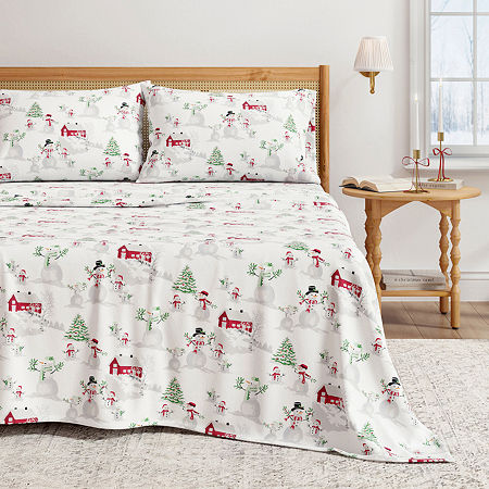 Click here for Linery Cotton Holiday Print Flannel Wrinkle Resist... prices
