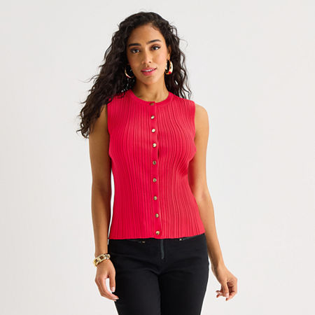 Click here for Bold Elements Womens Crew Neck Button Open Front S... prices