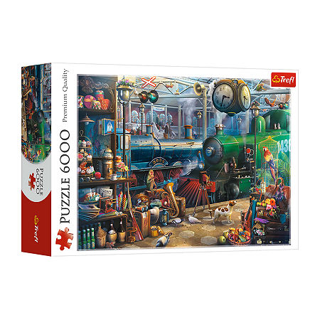 Click here for Trefl Red 6000 Piece Puzzle - Train Station - Mult... prices