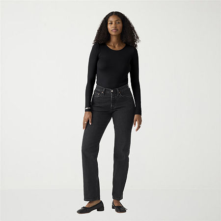 Click here for Levis Womens 501 Curve High-Rise Straight-Leg Jean... prices