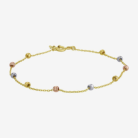 Click here for Womens 14K Tri-Color Gold 7.5 Inch Semisolid Cable... prices