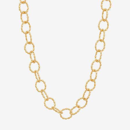 Click here for Limited Quantities! Womens 14K Gold 18 Inch Link C... prices