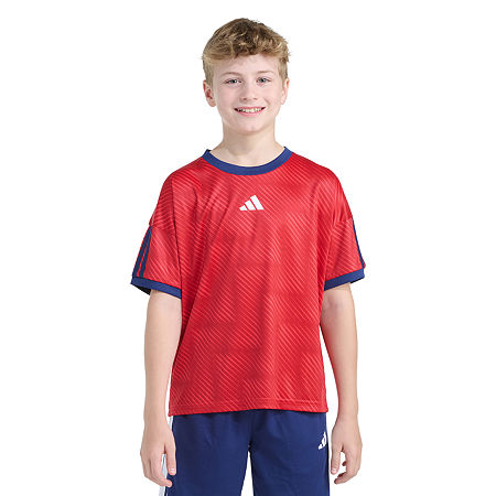Click here for Adidas Boys Short Sleeved Printed World Soccer Top... prices