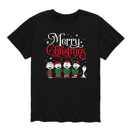 Click here for Mens Peanuts Graphic T-Shirt  3x-large  Black prices