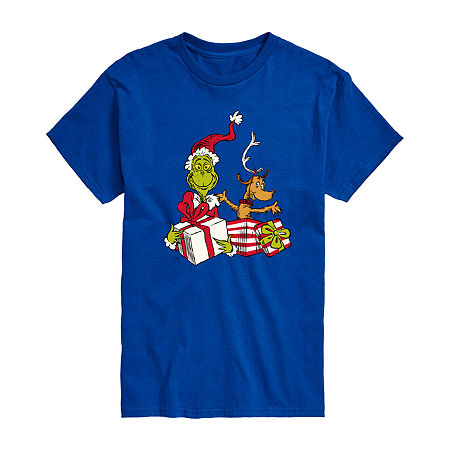 Click here for Mens Grinch Graphic T-Shirt  X-large Tall  Blue prices
