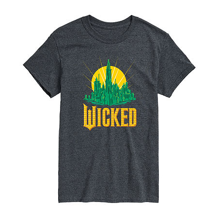 Click here for Mens Wicked Graphic T-Shirt  Large Tall  Black prices