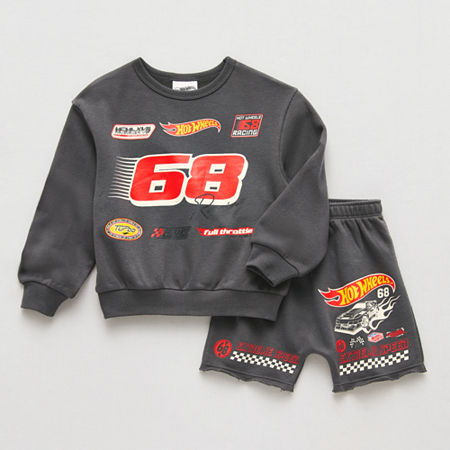 Click here for Grayson Little Toddler Boys Hot Wheels 2-pc. Short... prices