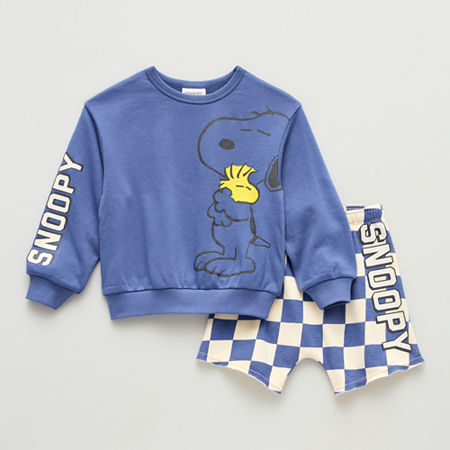 Click here for Grayson Little Toddler Boys Snoopy 2-pc. Short Set... prices