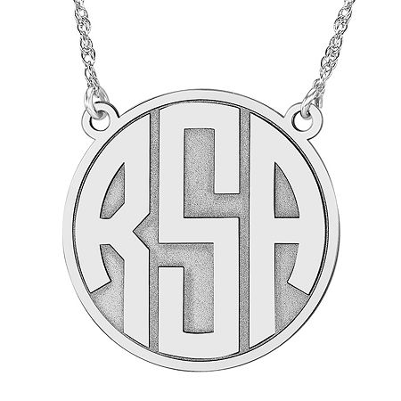 Click here for Personalized 25mm Circle Block Monogram Initials P... prices