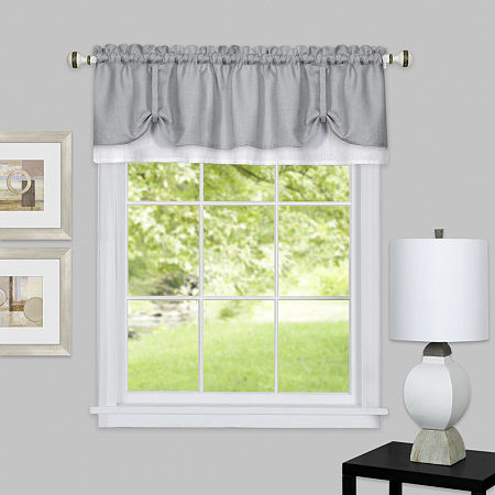 Click here for Achim Darcy Rod Pocket Kitchen Curtain Valance - 5... prices