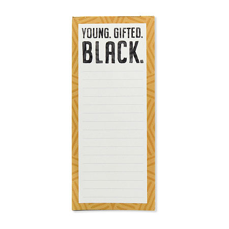 Click here for Young Gifted and Black Notepad  One Size  Orange prices