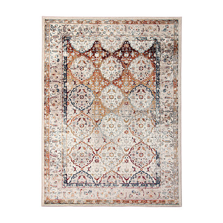 Amer Rugs Allure Ashey 79 x 99 Area Rug - Ivory